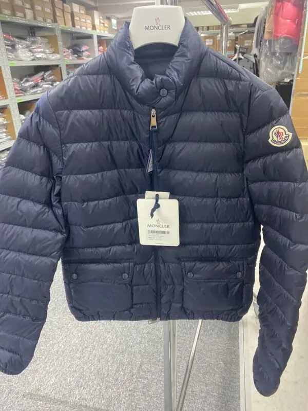 Moncler Lans Short Down Jacket - Night Blue