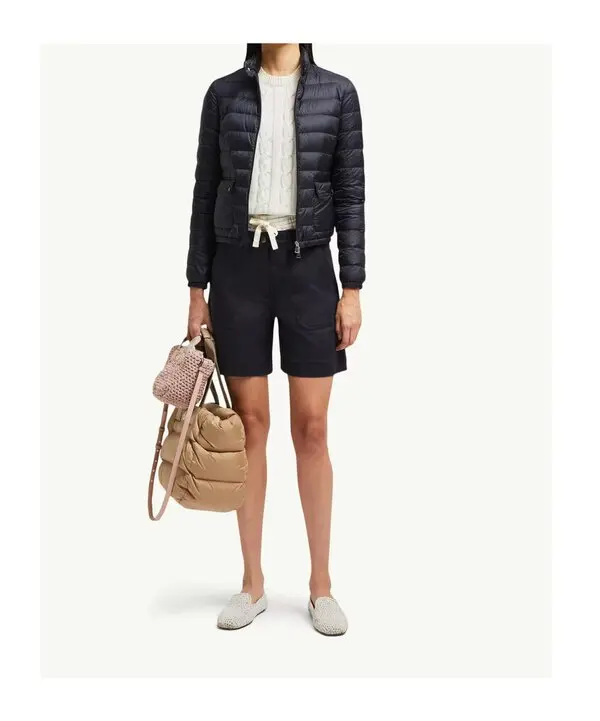 Moncler Lans Short Down Jacket - Night Blue
