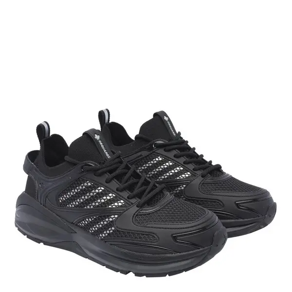 Dsquared2 Panelled Mesh Lace-up Sneakers - Black