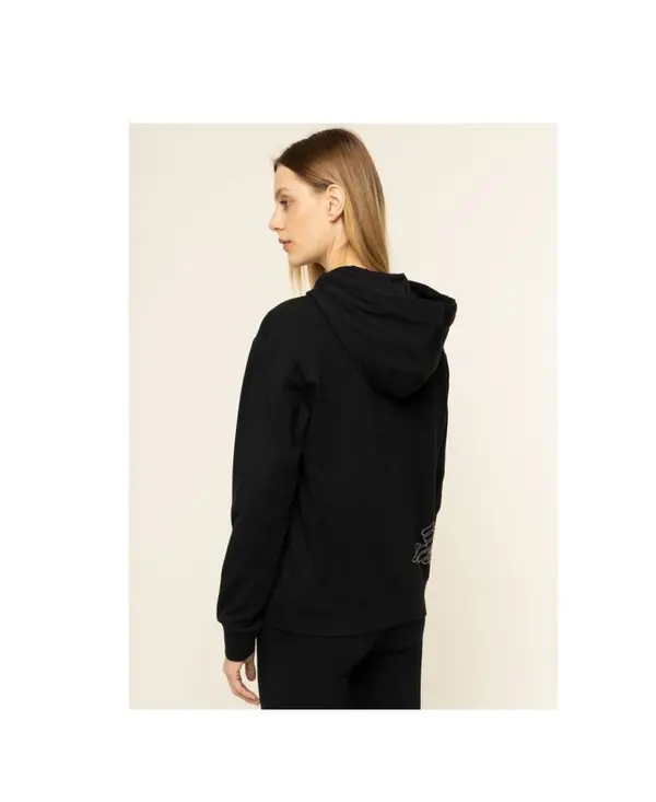 EA7 Logo Zip-up Hooded Jacket