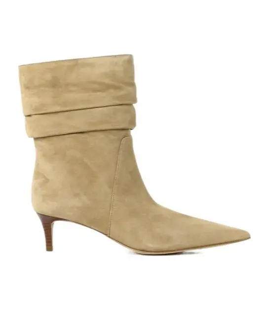Michael Kors 50mm Ruched Pointed-toe Boots - Brown