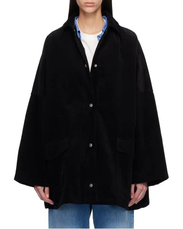 TOTEME Oversized Button-up Jacket - Black
