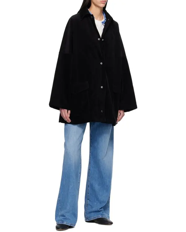 TOTEME Oversized Button-up Jacket - Black