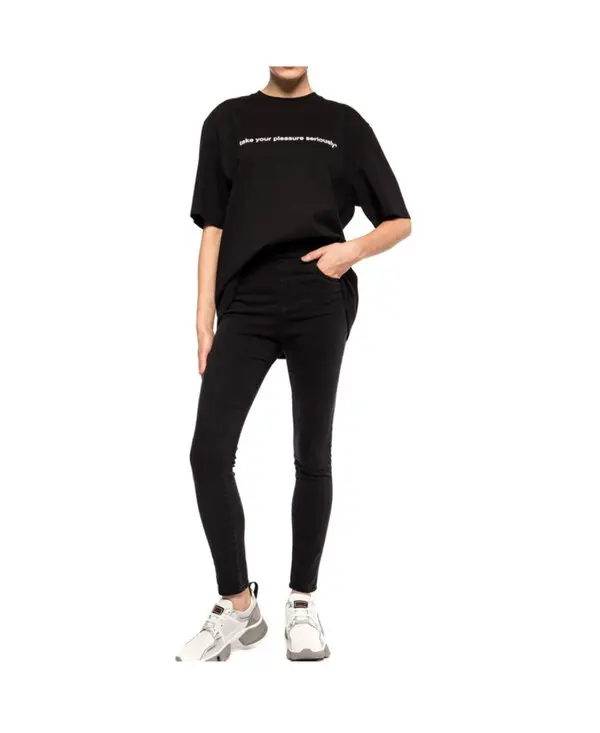 MSGM Logo Cotton Jeans
