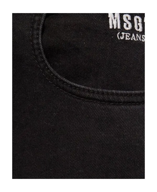 MSGM Logo Cotton Jeans