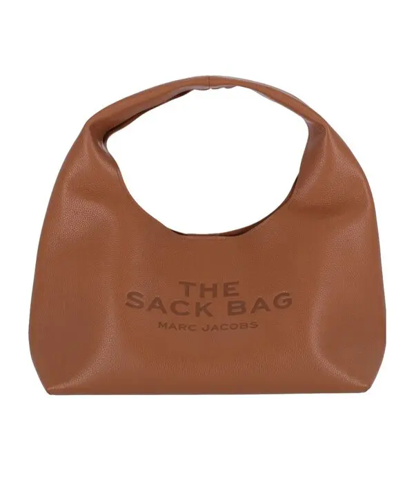Marc Jacobs Sack Logo Detailed Shoulder Bag - Brown