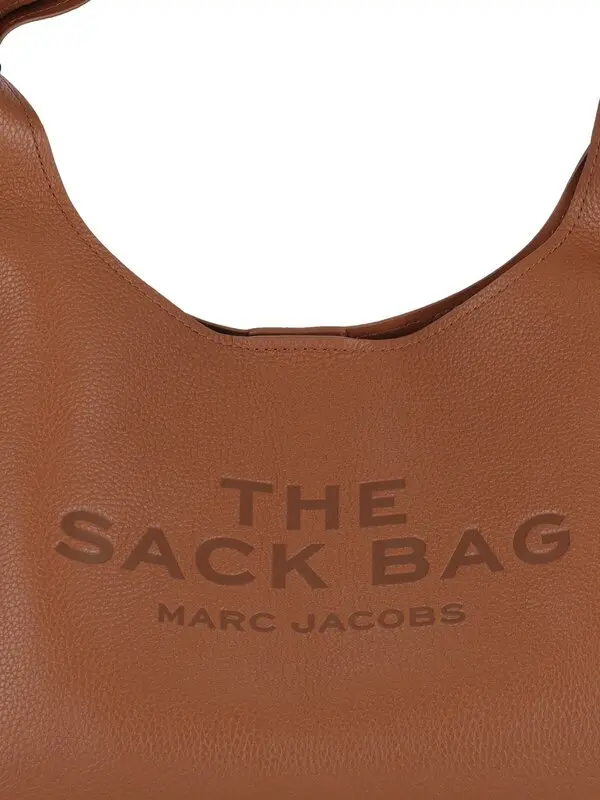 Marc Jacobs Sack Logo Detailed Shoulder Bag - Brown