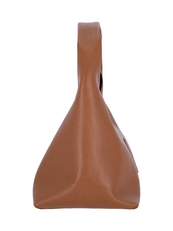 Marc Jacobs Sack Logo Detailed Shoulder Bag - Brown