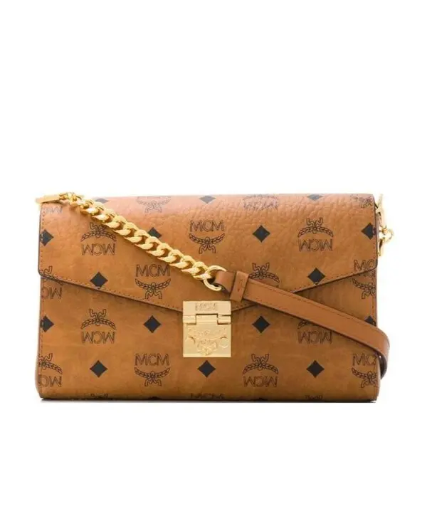 Mcm Millie Foldover Crossbody Bag