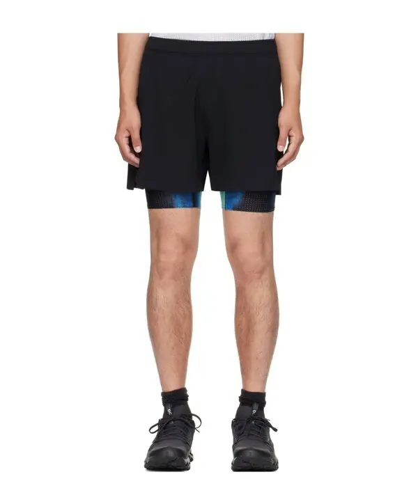 On Pace Elastic Waist Shorts With Built-in Compression