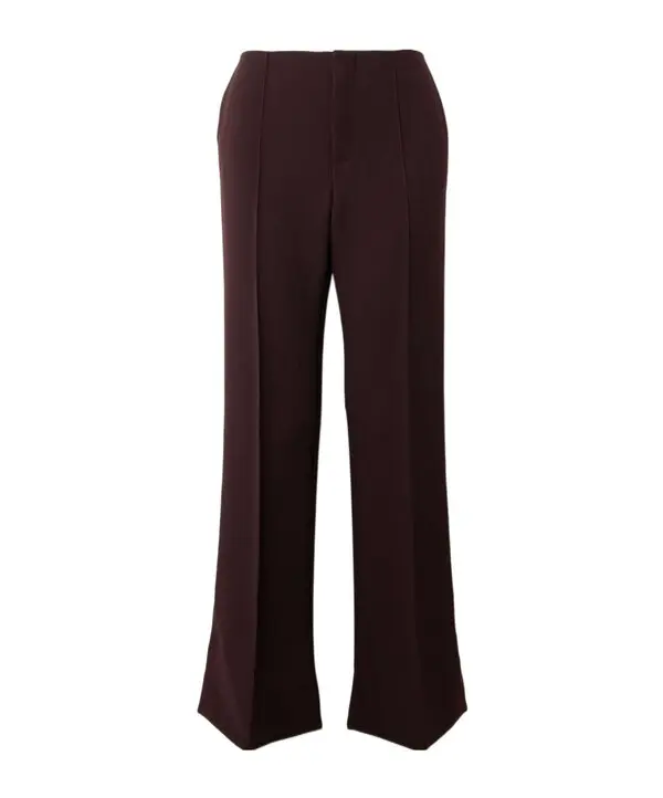 Chloé Wool Tailored Trousers - Copper-brown