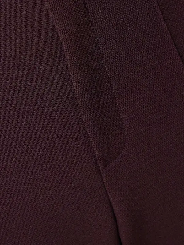 Chloé Wool Tailored Trousers - Copper-brown