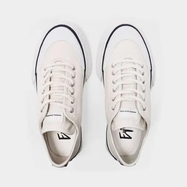 Eytys Low-top Canvas Lace-up Sneakers