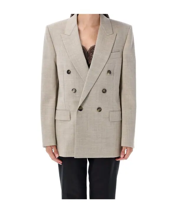 Saint Laurent Cassandre Double-breasted Blazer