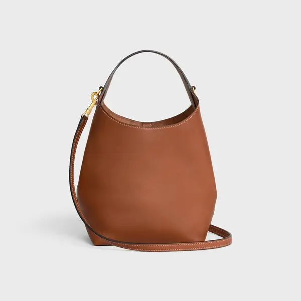Celine Small Hobo In Supple Smooth Calfskin - Tan