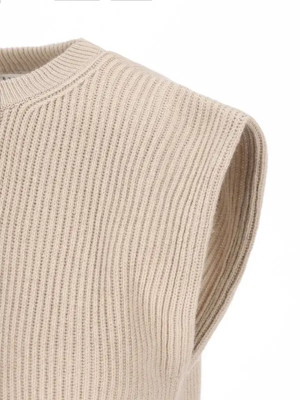 Brunello Cucinelli Ribbed Knit Sleeveless Vest - No