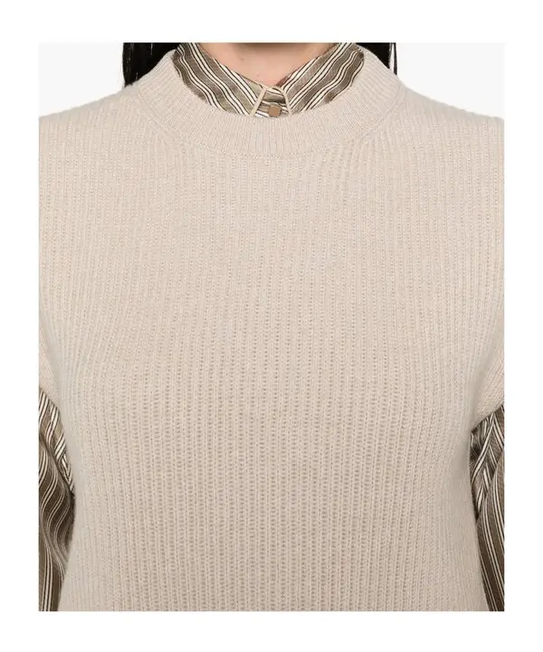 Brunello Cucinelli Ribbed Knit Sleeveless Vest - No