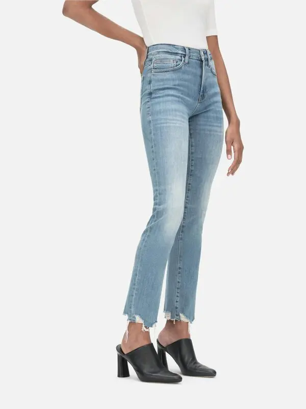 FRAME Le High Straight Leg Jeans - Blue