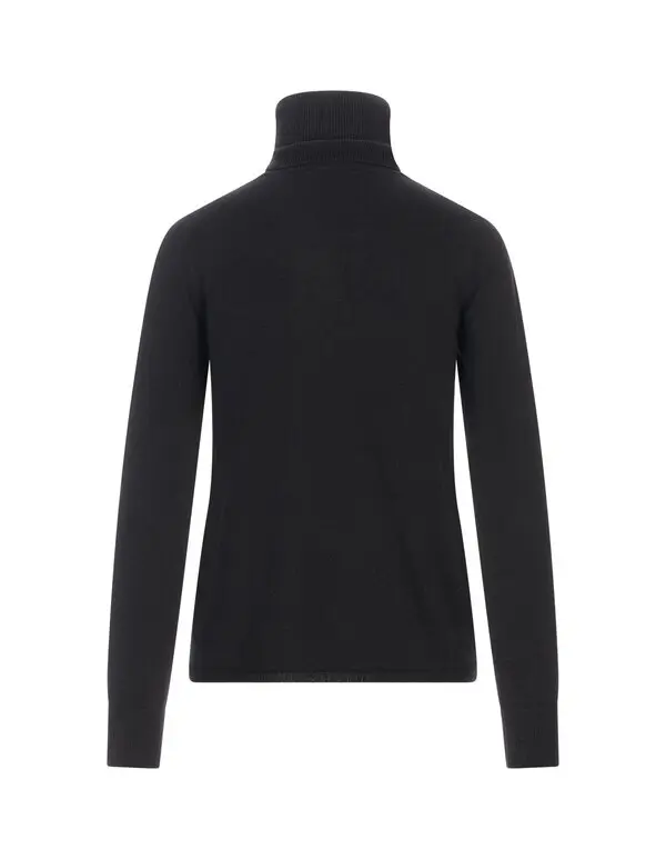Max Mara Roll-neck Knitted Jumper - Black