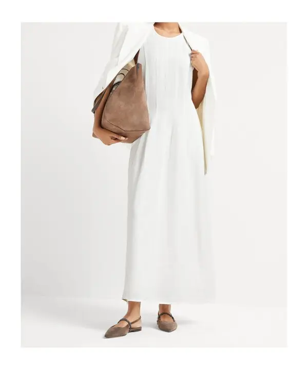 Brunello Cucinelli Sleeveless Crewneck Dress