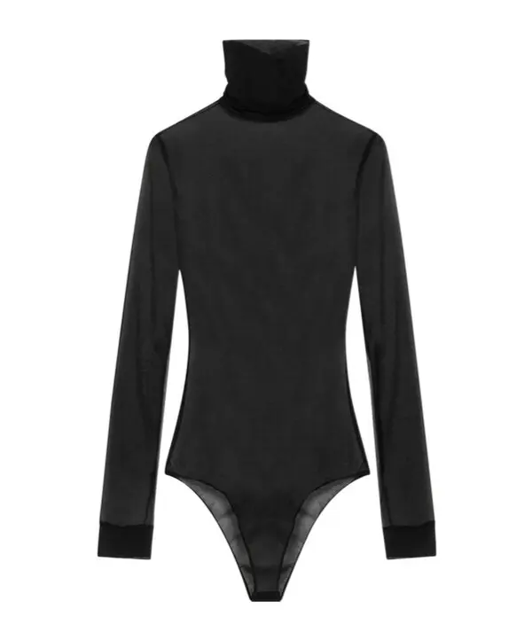 MAISON MARGIELA Sheer Bodysuit - Black