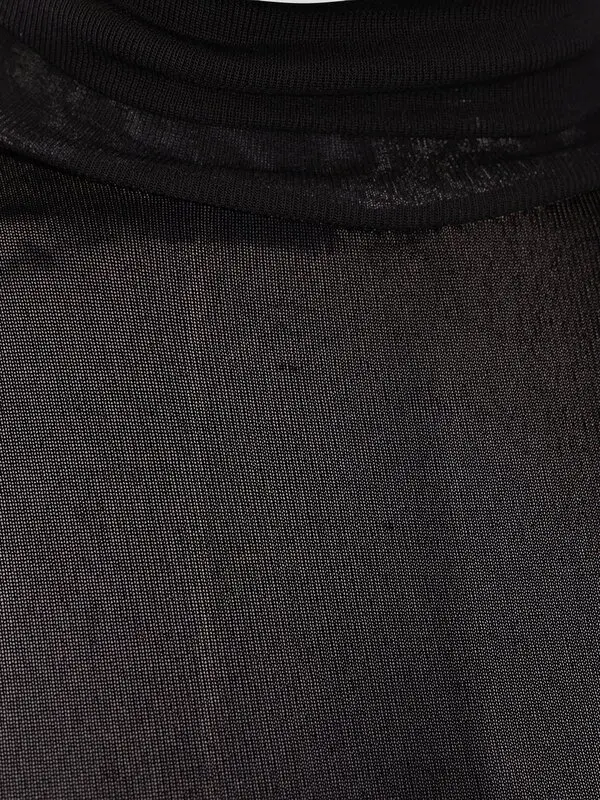 MAISON MARGIELA High Neck Sheer Bodysuit