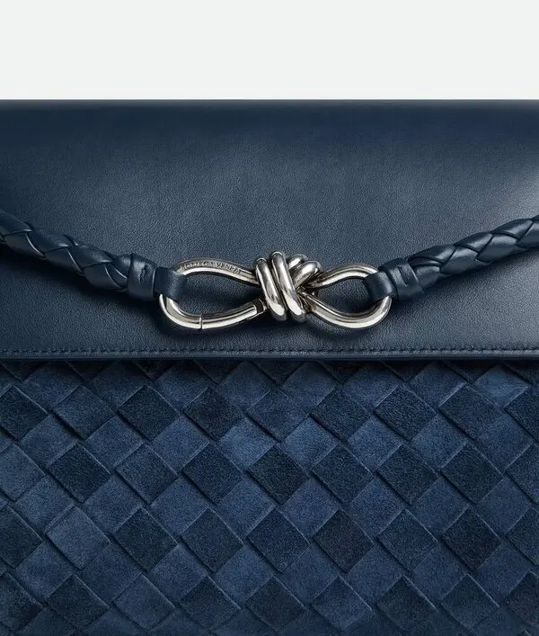 Bottega Veneta Small Andiamo Messenger Bag - Neptune