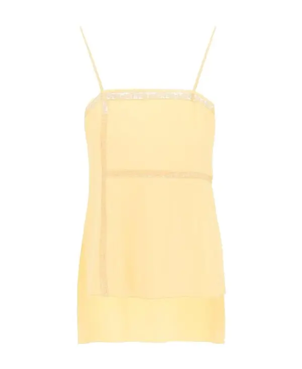 Chloé Lace-trim High-low Camisole - Nude