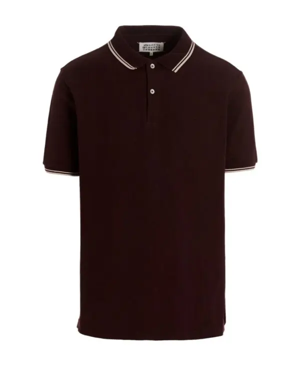 MAISON MARGIELA M Logo Piquet Polo Shirt