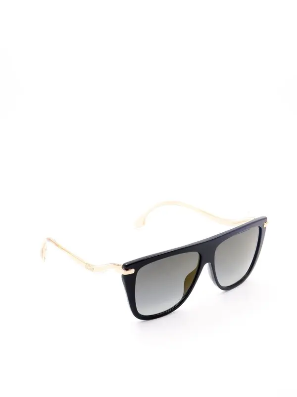 JIMMY CHOO Suvis Oversized Frame Sunglasses - Gray