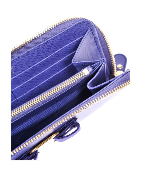FERRAGAMO Bow Details Logo Wallet