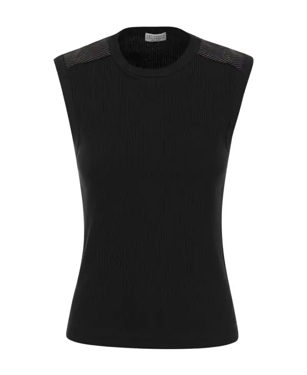 Brunello Cucinelli Sleeveless Knit Top