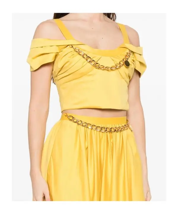 Elisabetta Franchi Chain Detail Top