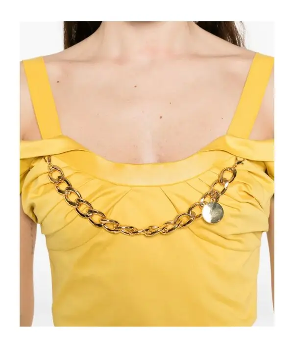 Elisabetta Franchi Chain Detail Top