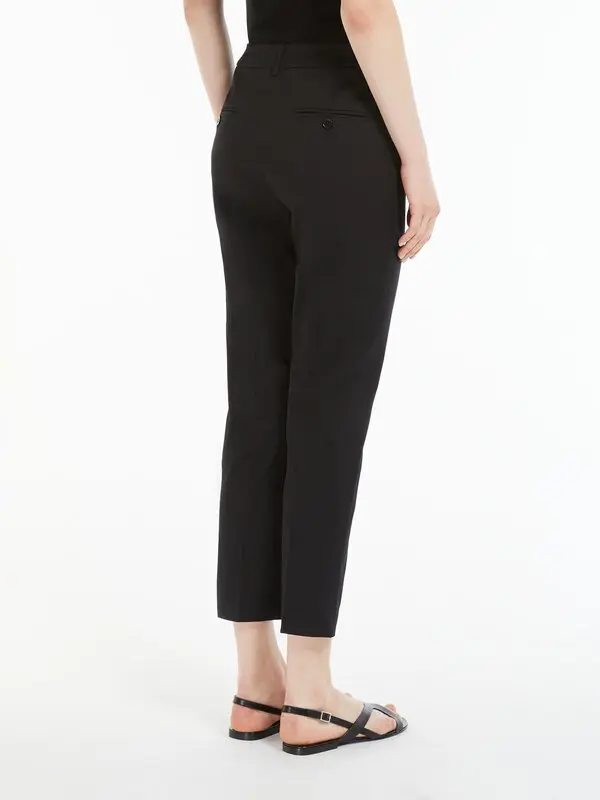 Max Mara Slim-fit Stretch Cotton Pants