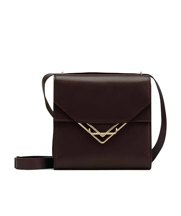 Bottega Veneta The Clip Shoulder Bag - Brown