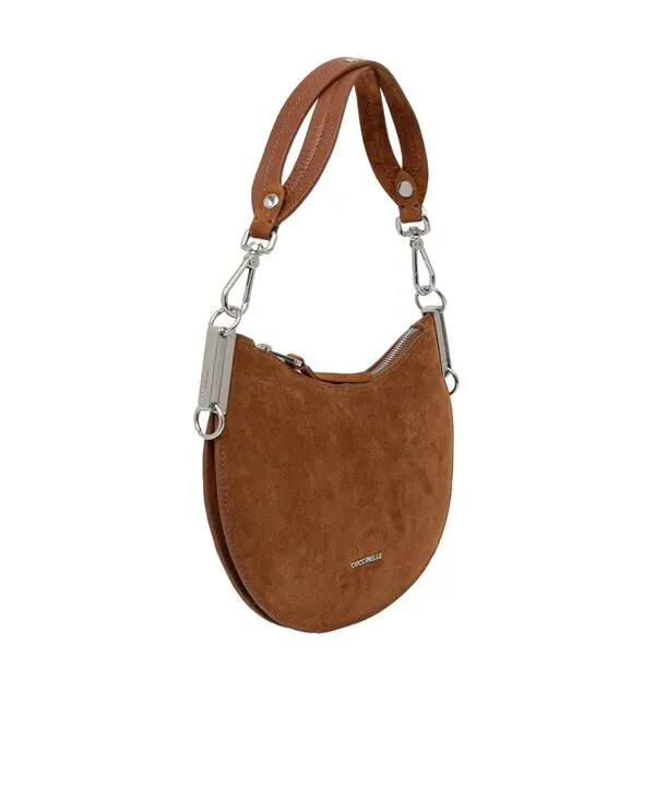 COCCINELLE Logo Shoulder Bag - Brown
