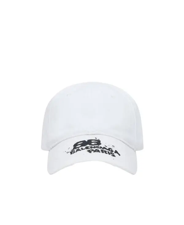Balenciaga Classic Baseball Cap - White