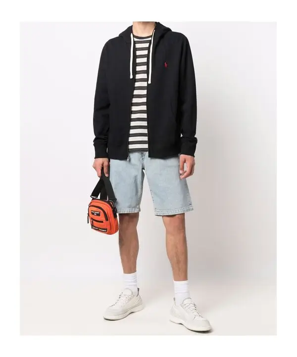 Polo Ralph Lauren Ralph Lauren Logo Zip-up Hoodie - Black