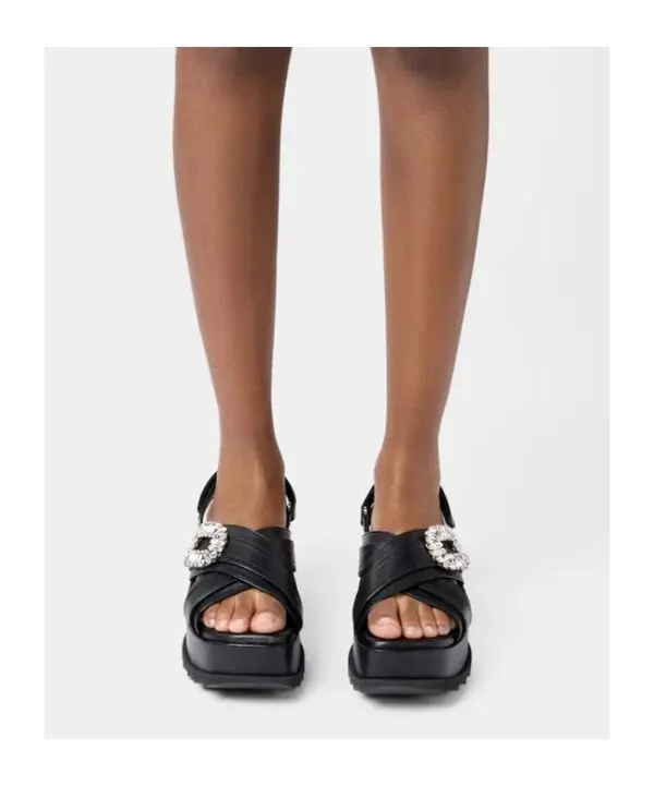 ROGER VIVIER Slidy Viv Wedge Sandals