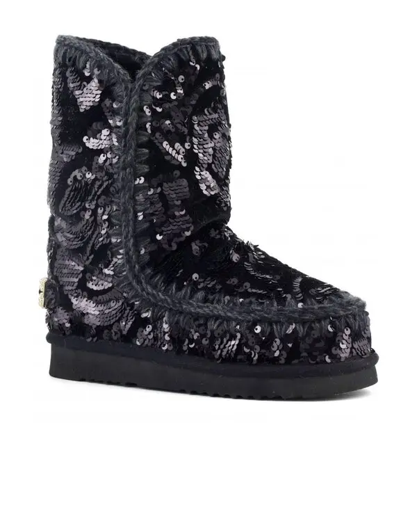 Mou Eskimo 24 Velvet Sequin Boots