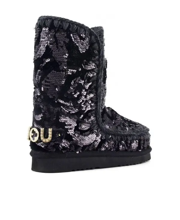 Mou Eskimo 24 Velvet Sequin Boots