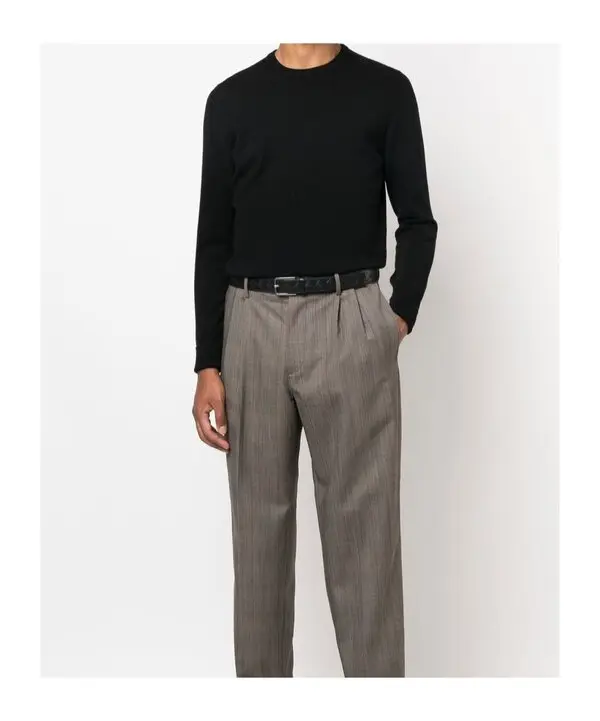DRUMOHR Crew Neck Cashmere Sweater - Black