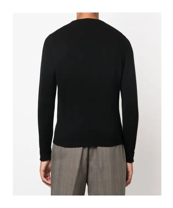 DRUMOHR Crew Neck Cashmere Sweater - Black