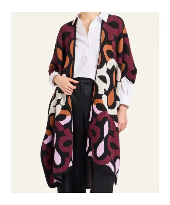La DoubleJ Maiolika Wool Robe - Black