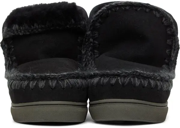 Mou Flat Snow Boots - Black