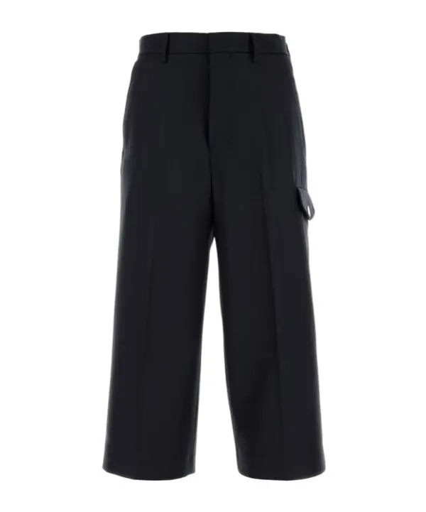 Ami Straight Hem Bermuda Shorts - Midnight Blue