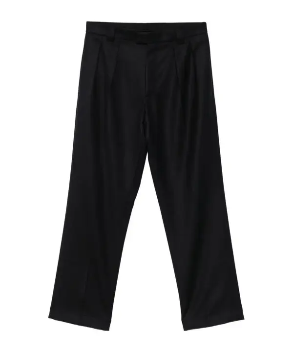 BERWICH Lucano Pleated Pants - Navy