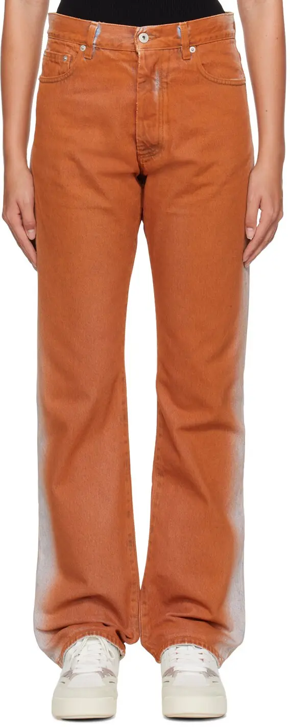 Heron Preston Gradient Effect Denim Jeans