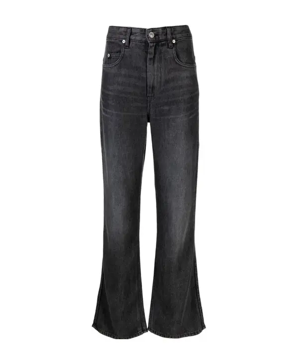 Isabel Marant Étoile Belvira Bootcut Jeans - Black